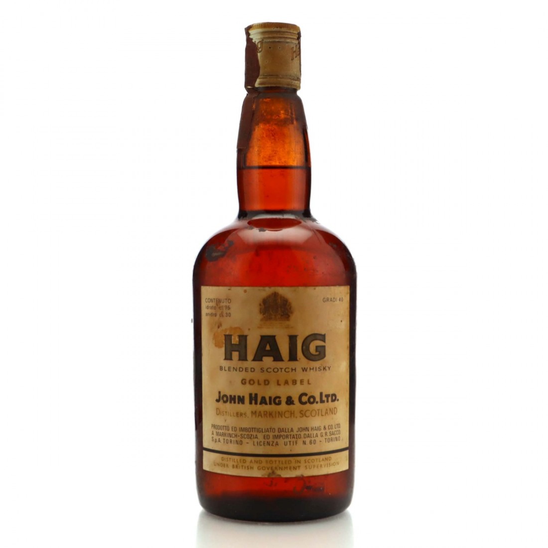 Haig Gold Label Scotch Whisky 1970s | Whisky Auctioneer