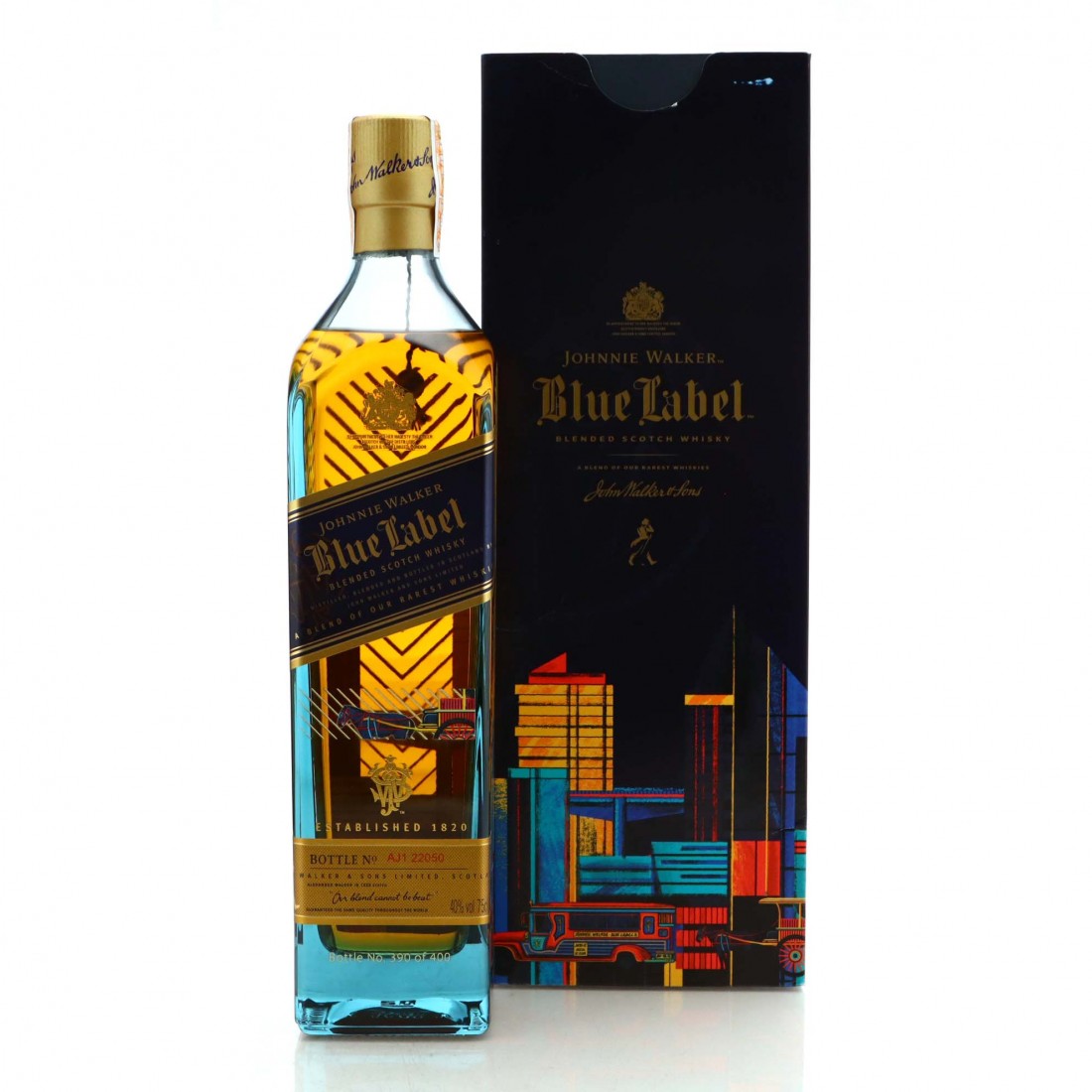 Johnnie Walker Blue Label Metal Artist 75cl | Whisky Auctioneer