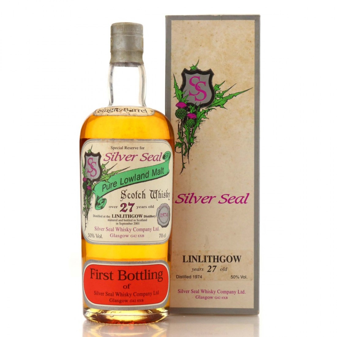 St Magdalene-Linlithgow 1974 Silver Seal 27 Year Old / First Bottling ...