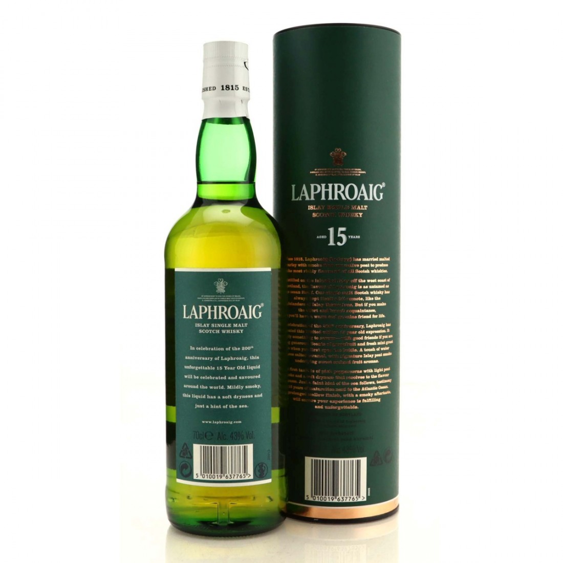 Laphroaig 15 Year Old 200th Anniversary Limited Edition | Whisky Auctioneer