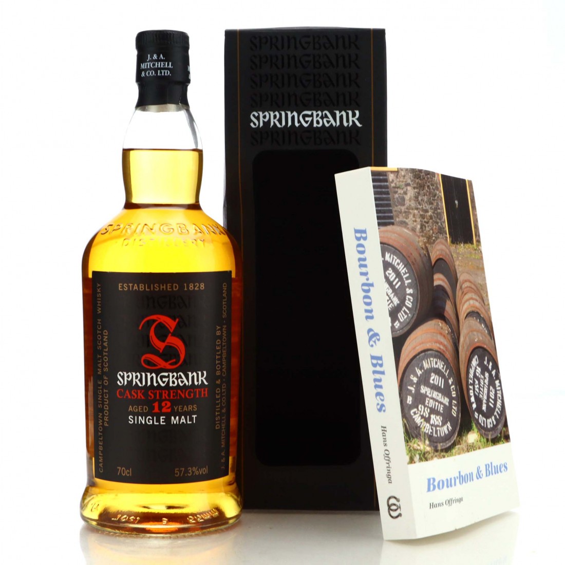 Springbank 12 Year Old Cask Strength Blues Edition / with Bourbon ...