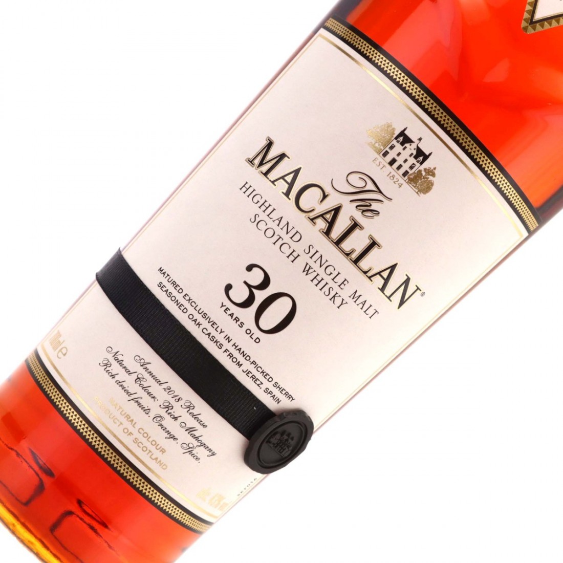 Macallan 30 Year Old Sherry Oak 2018 Release | Whisky Auctioneer