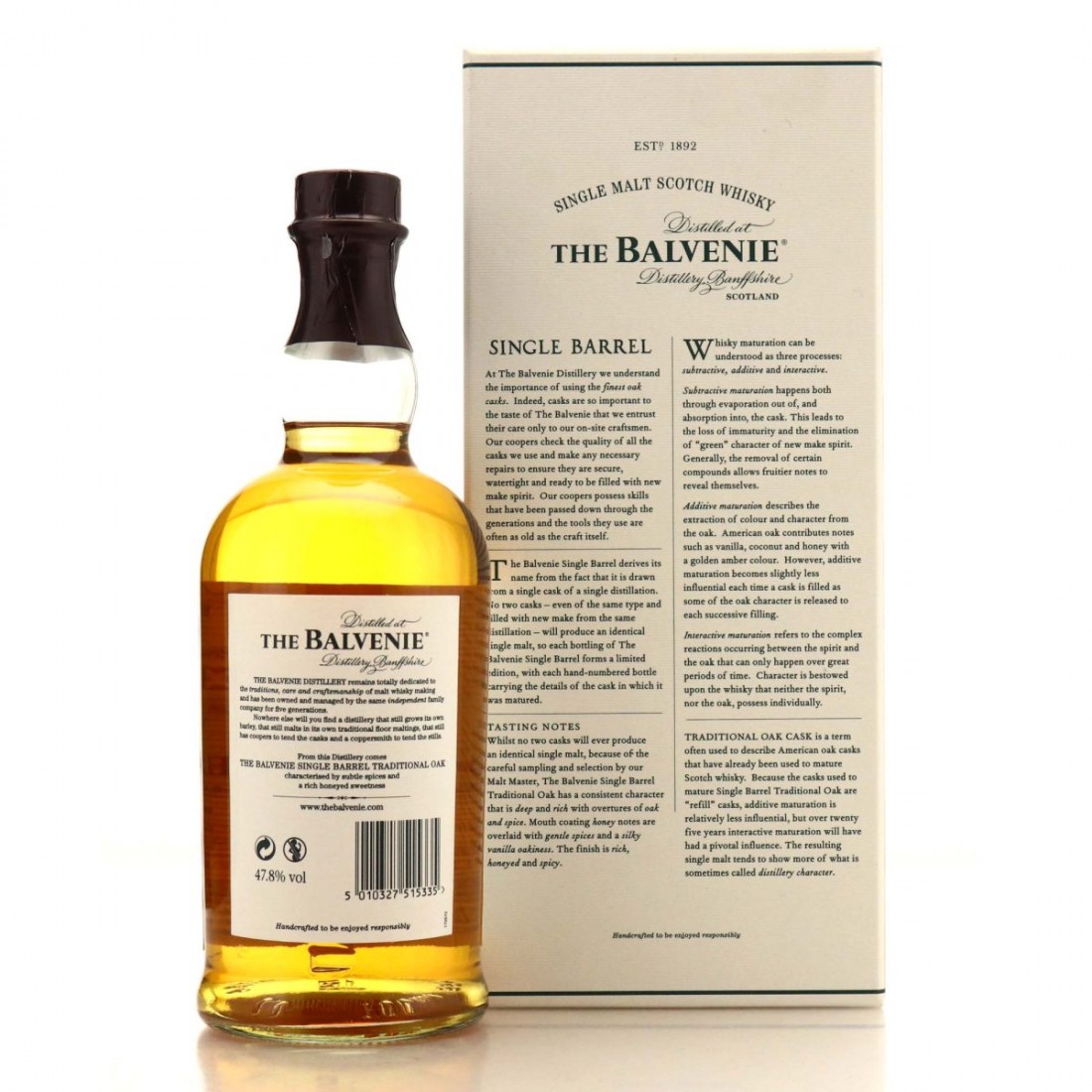 Balvenie 1991 Traditional Oak Single Barrel 25 Year Old #176 | Whisky ...