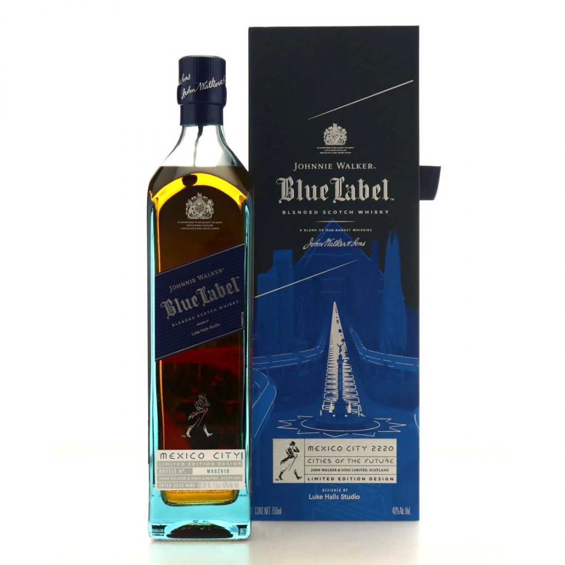 Johnnie Walker Blue Label Cities of the Future 75cl / Mexico City 2220 ...