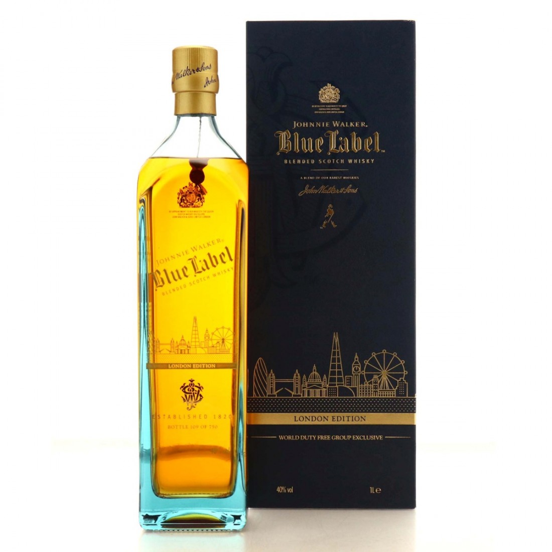 Johnnie Walker Blue Label London Limited Edition 1 Litre | Whisky ...