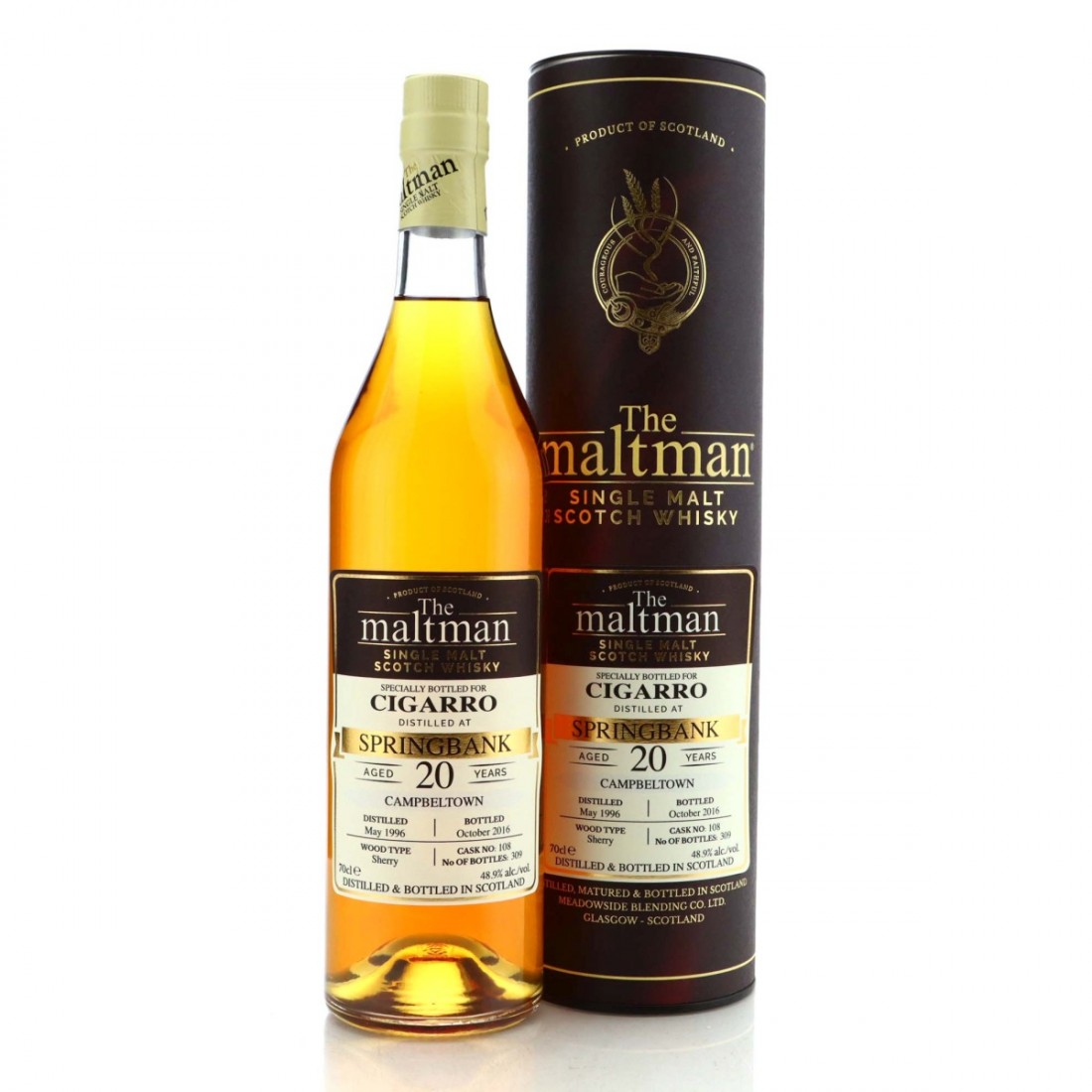 Springbank 1996 Maltman 20 Year Old / Cigarro | Whisky Auctioneer
