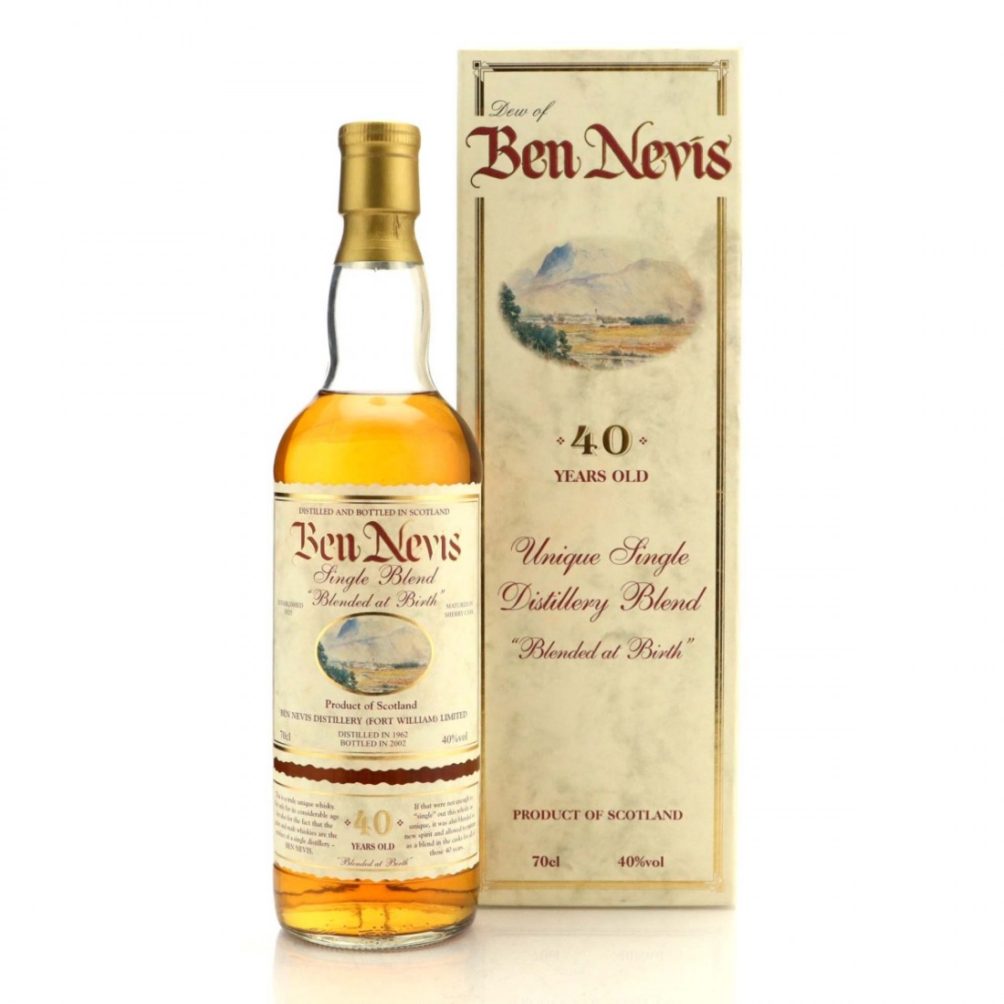 Ben Nevis 1962 Single Blend 40 Year Old | Whisky Auctioneer
