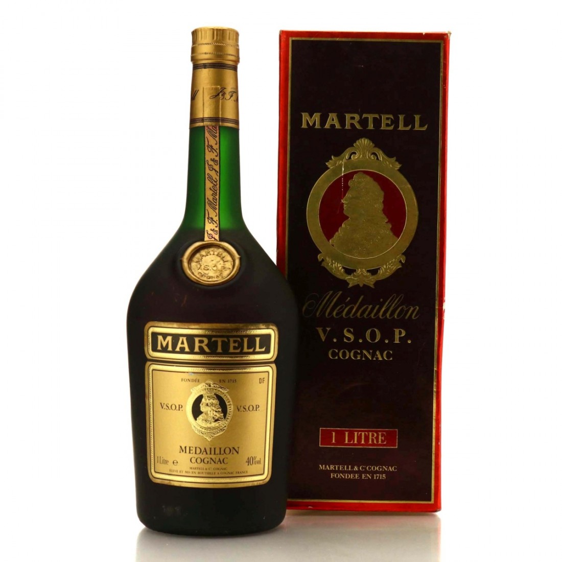 Martell VSOP Medaillon Cognac circa 1980s 1 Litre | Whisky Auctioneer