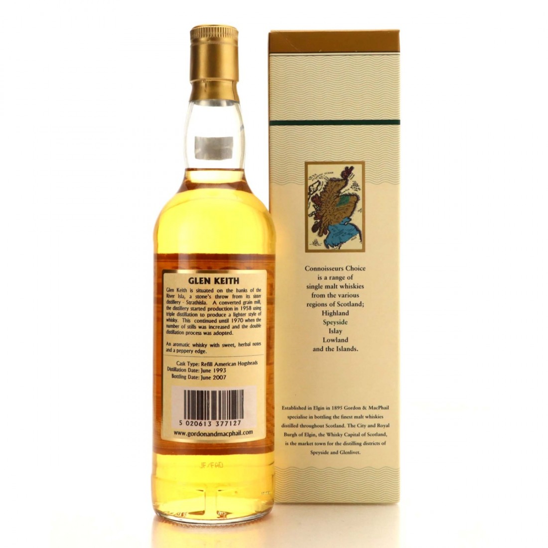 Glen Keith 1993 Gordon and MacPhail bottled 2007 | Whisky Auctioneer