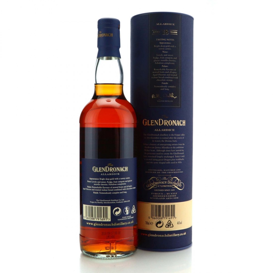 Glendronach 18 Year Old Allardice 2018 Release | Whisky Auctioneer