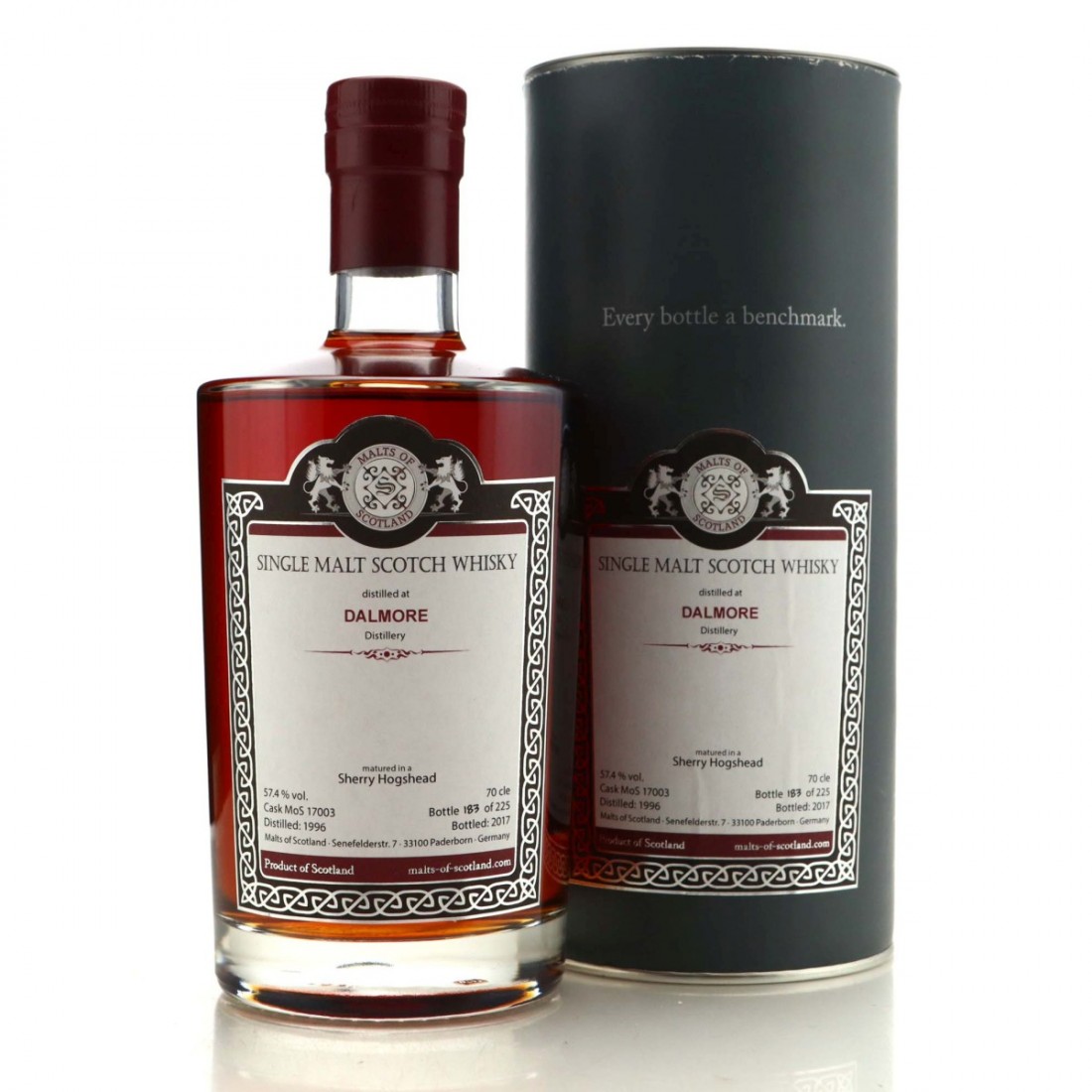Dalmore 1996 Malts of Scotland Sherry Hogshead | Whisky Auctioneer