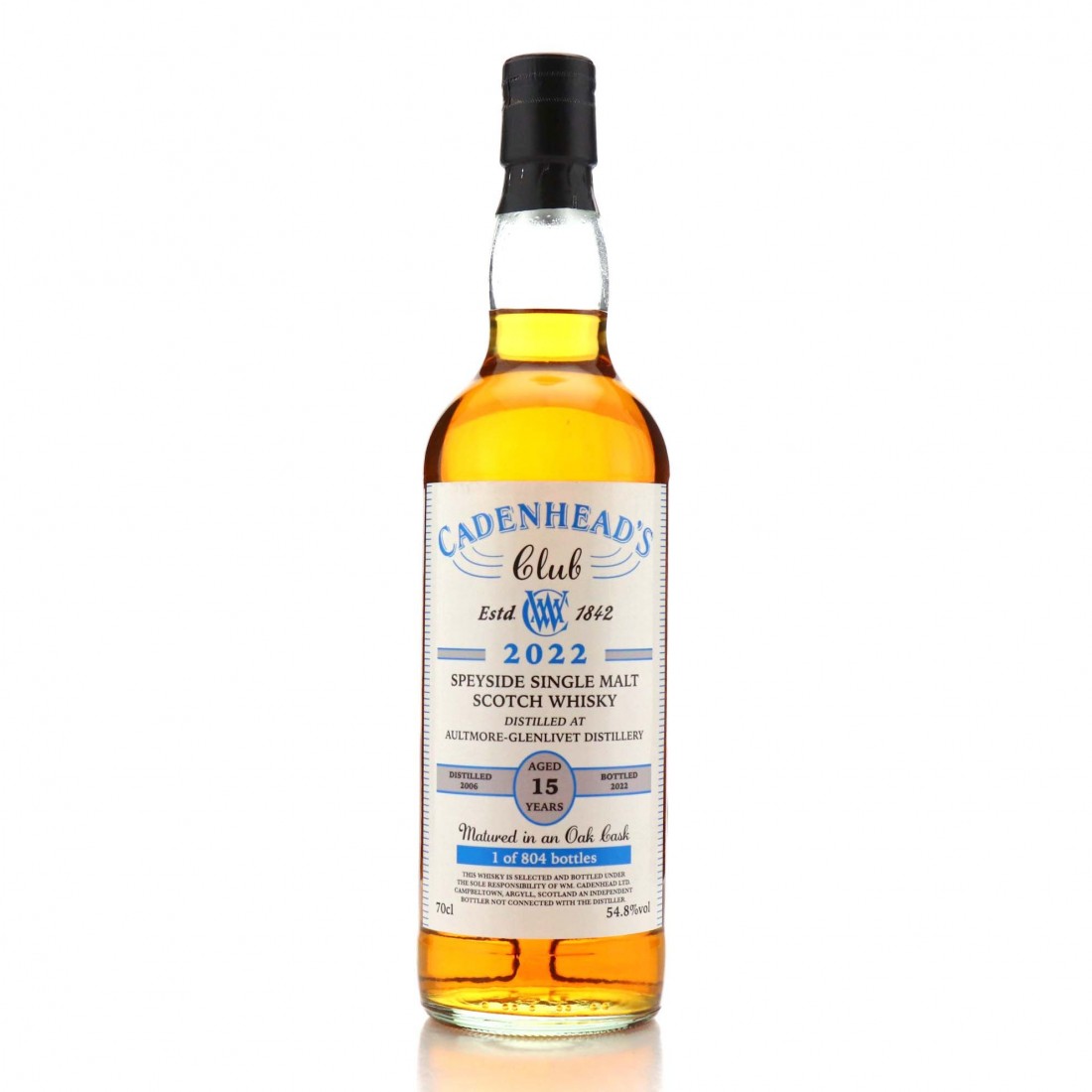 Aultmore 2006 Cadenhead's Club 15 Year Old | Whisky Auctioneer