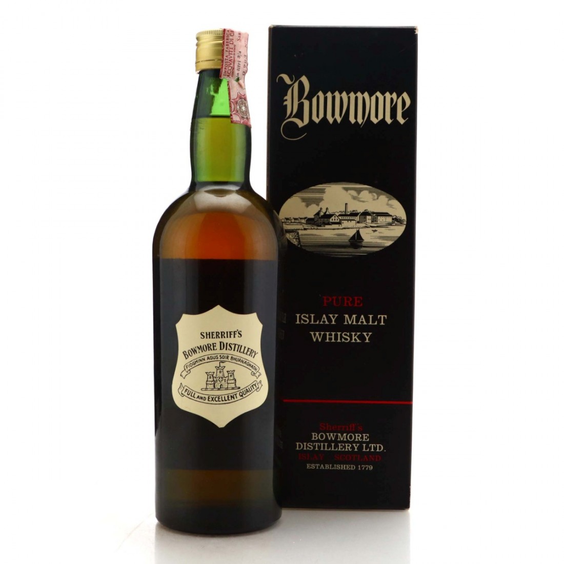 Bowmore 7 Year Old Sherriff's 1960s / Cogis Import | Whisky Auctioneer