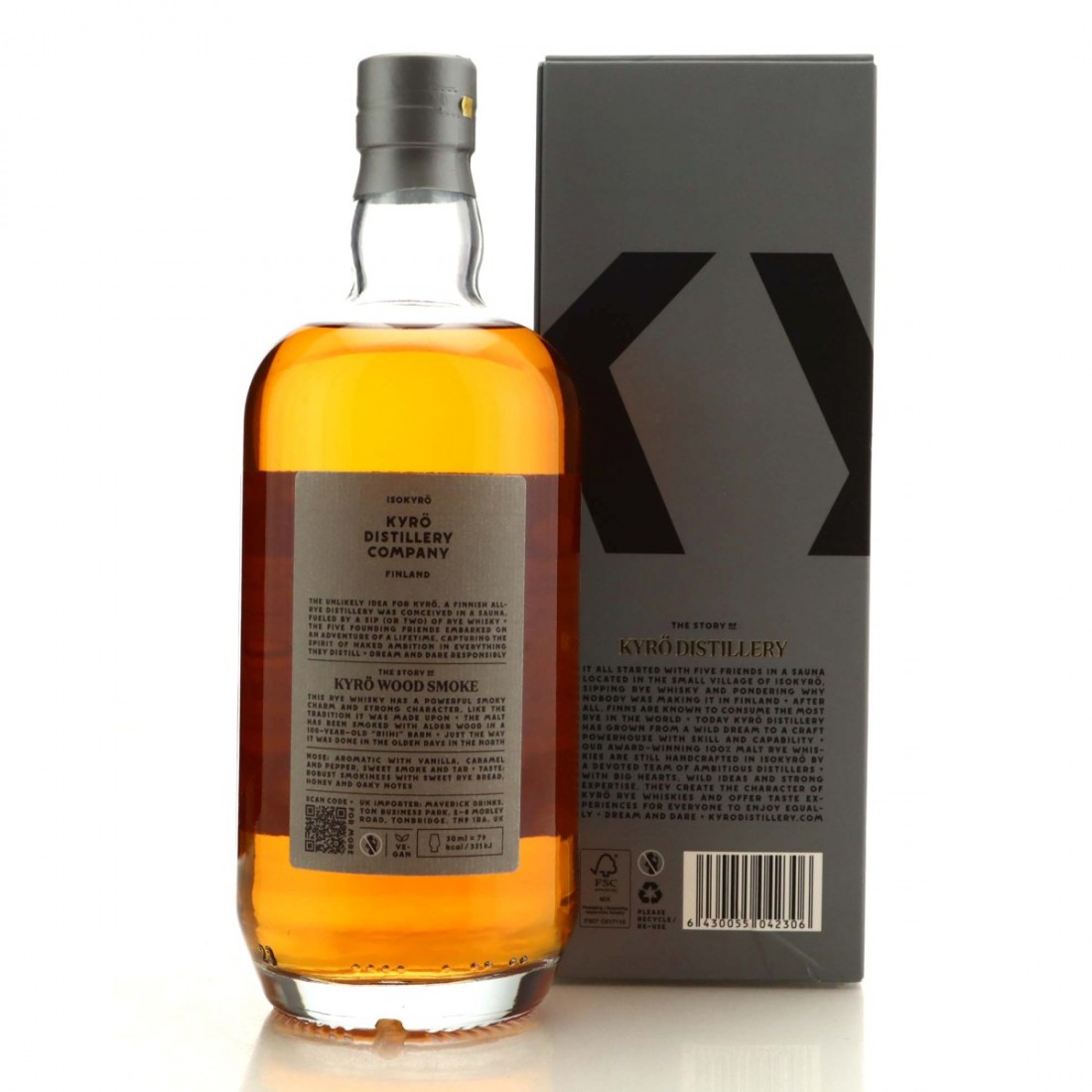 Kyro Wood Smoke Malt Rye Whisky | Whisky Auctioneer