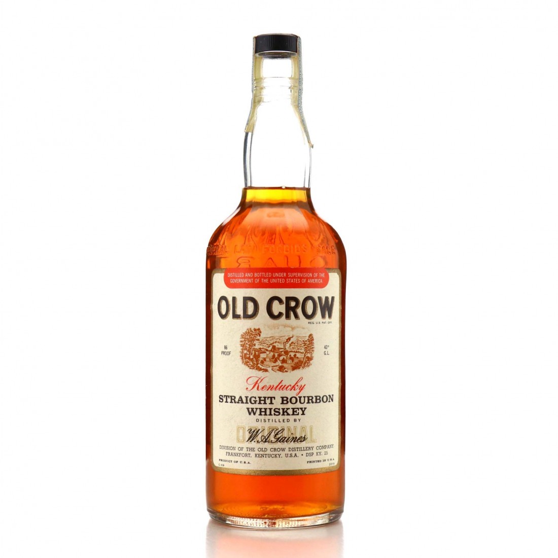 Old Crow Kentucky Straight Bourbon 1960s | Whisky Auctioneer