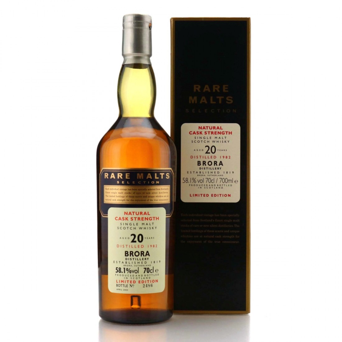 Brora 1982 Rare Malts 20 Year Old / 58.1% | Whisky Auctioneer