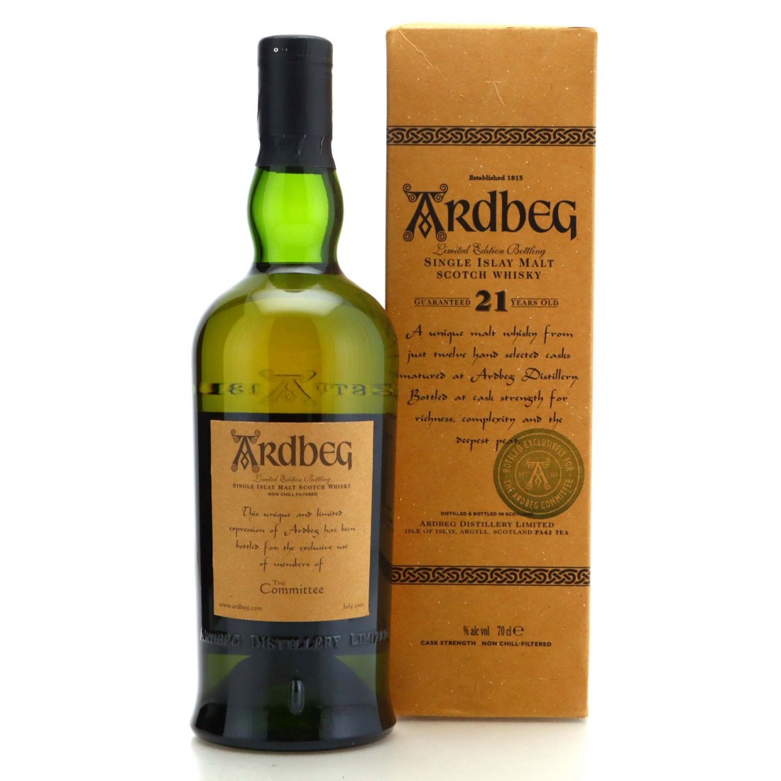 Ardbeg 21 Year Old Committee Release 2001 | Whisky Auctioneer