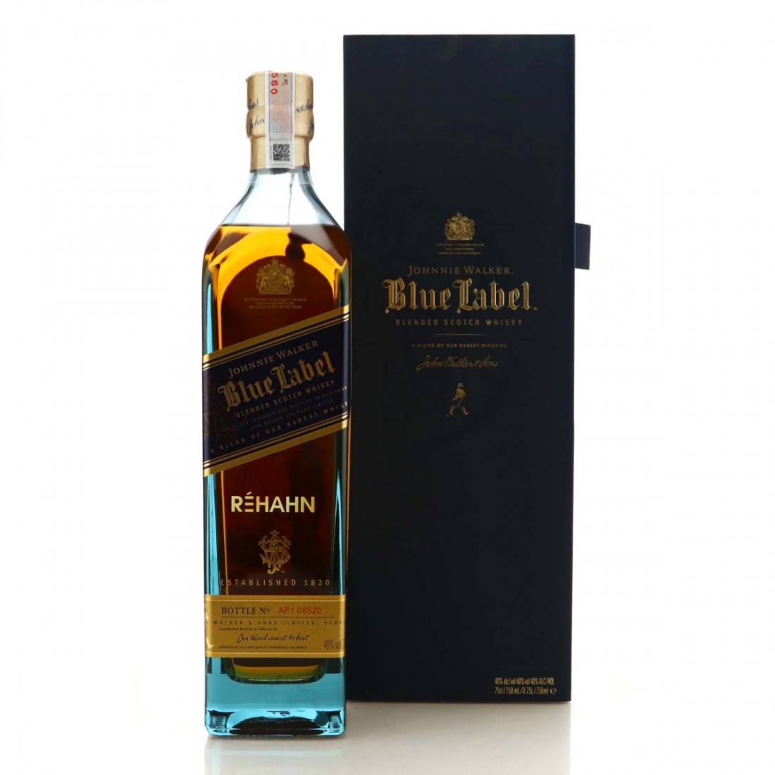 Johnnie Walker Blue Label 75cl / Rehahn | Whisky Auctioneer
