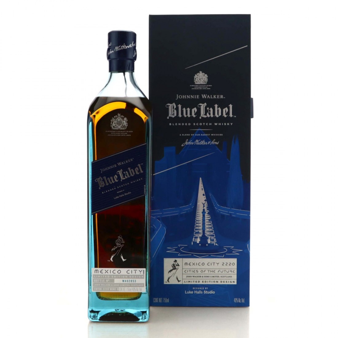 Johnnie Walker Blue Label Cities of the Future 75cl / Mexico City 2220 ...