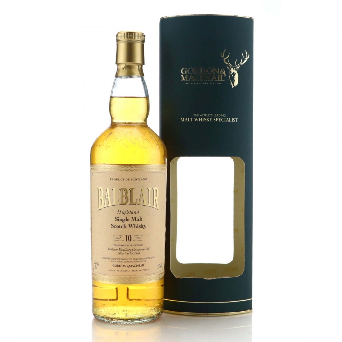 Balblair 10 Year Old Gordon and MacPhail 1990s | Whisky Auctioneer