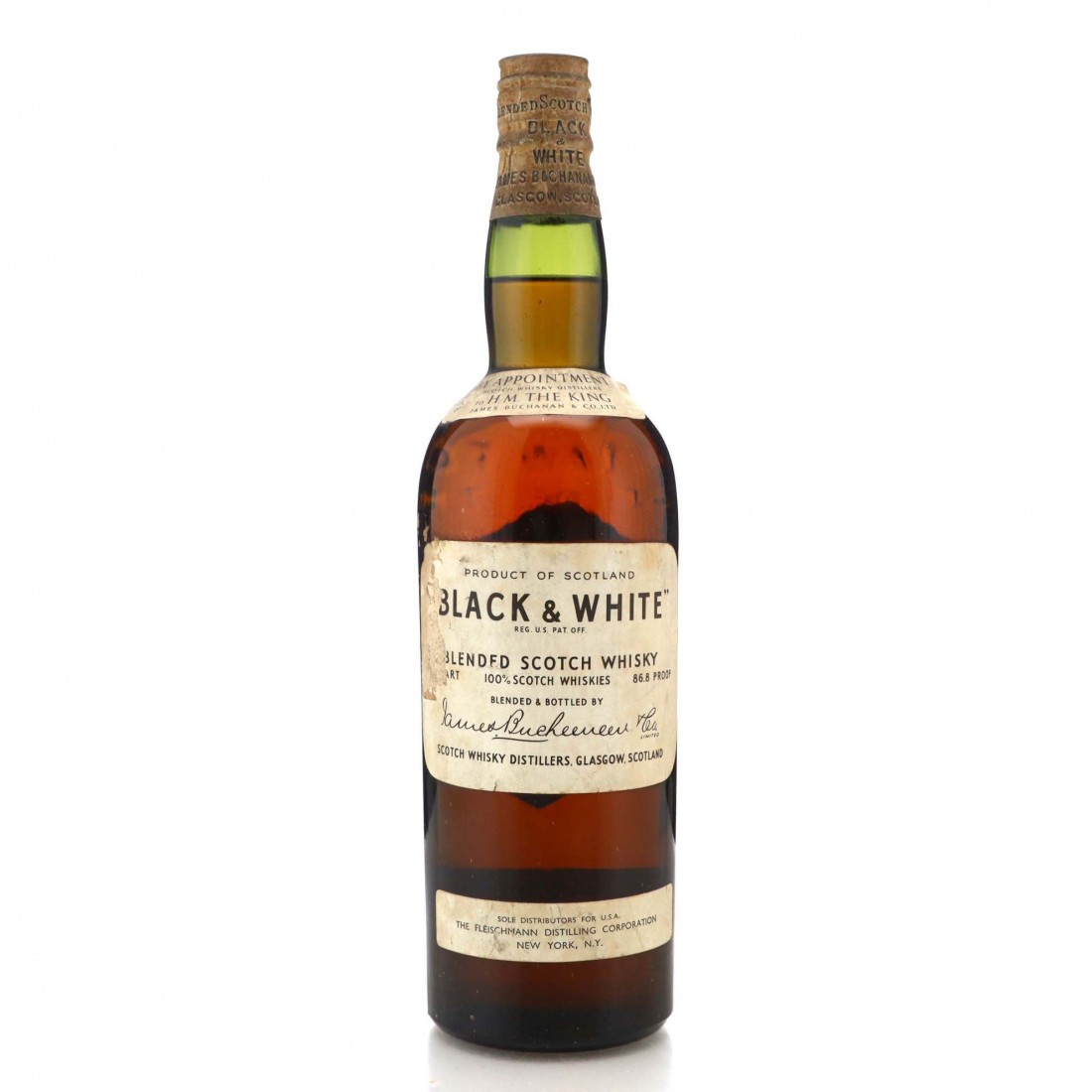 Black and White Scotch Whisky 1950s | Whisky Auctioneer