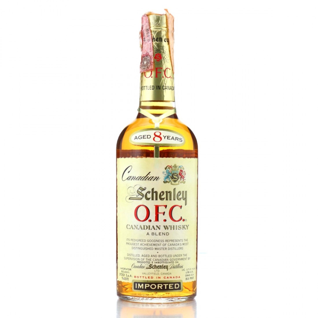 Schenley O.F.C. 1967 8 Year Old Canadian Whisky | Whisky Auctioneer