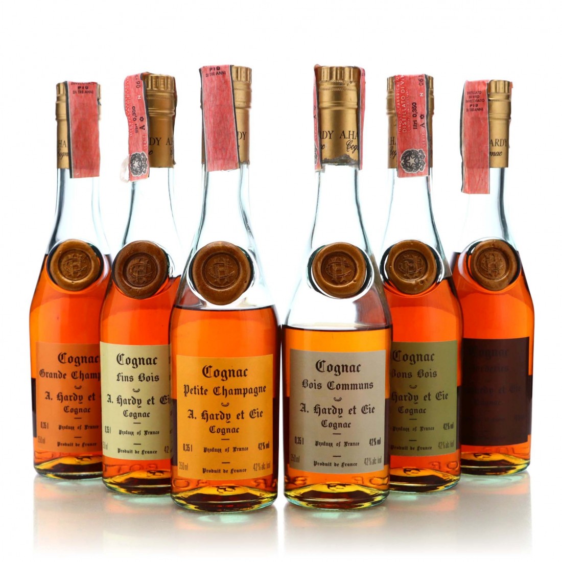 A. Hardy Cognac Collection 6 x 35cl / includes Branded Glasses | Whisky ...