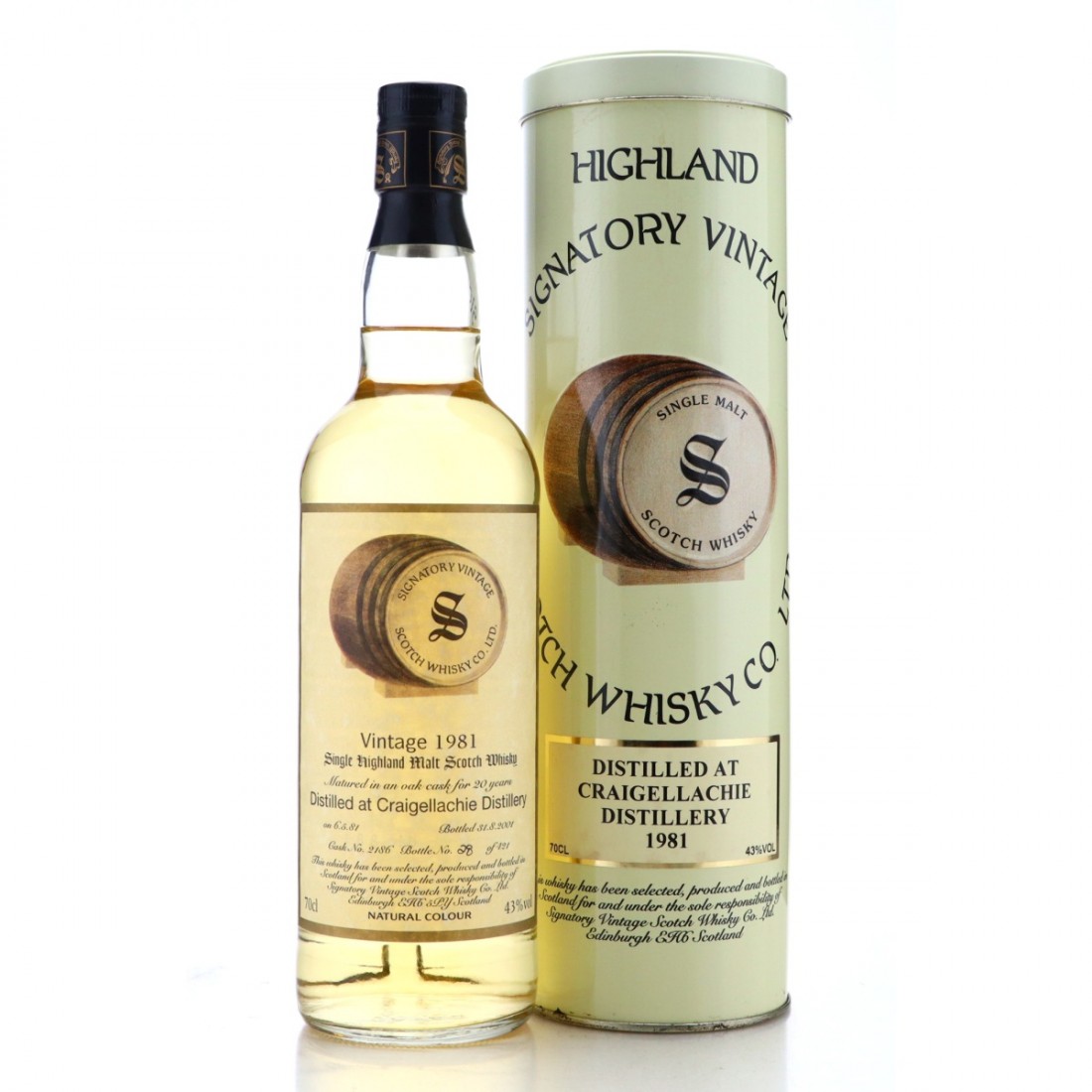 Craigellachie 1981 Signatory Vintage 20 Year Old | Whisky Auctioneer