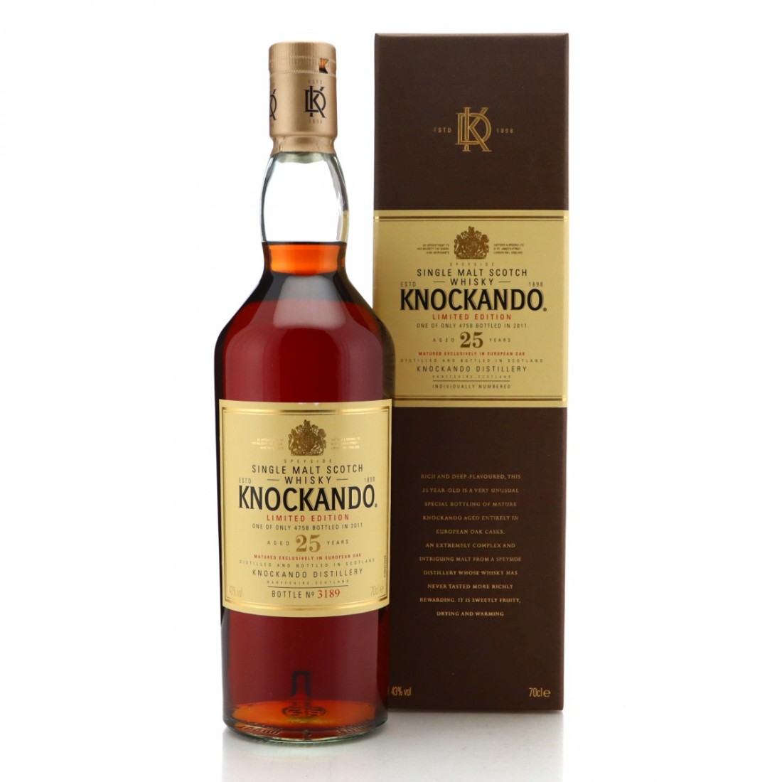 Knockando 25 Year Old 2011 Release | Whisky Auctioneer