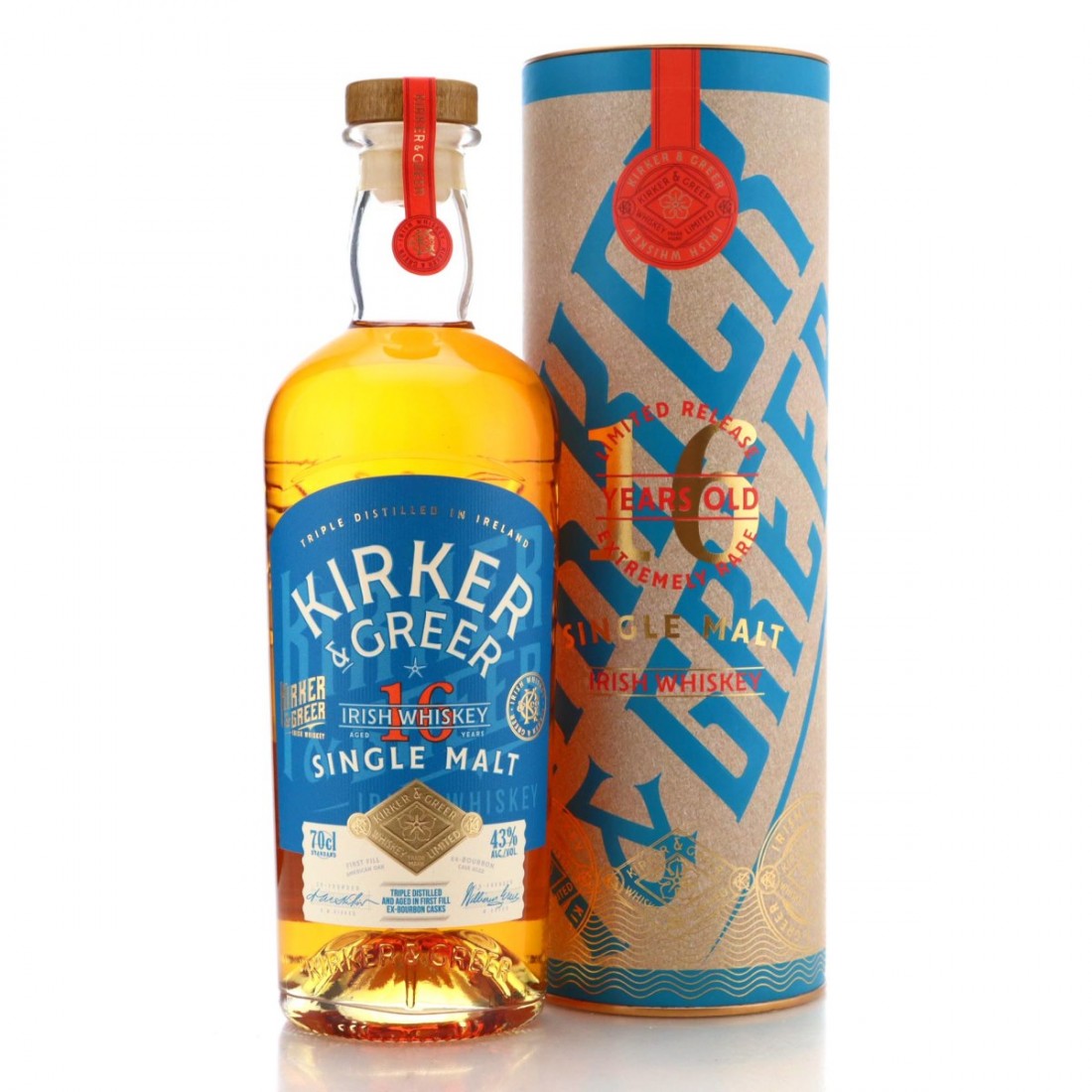 Kirker & Greer 16 Year Old Irish Whiskey Single Malt | Whisky Auctioneer