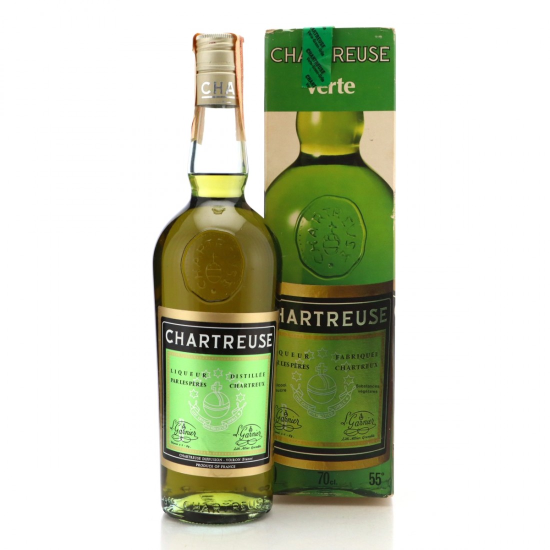 Chartreuse Voiron Green Label 1980s | Whisky Auctioneer