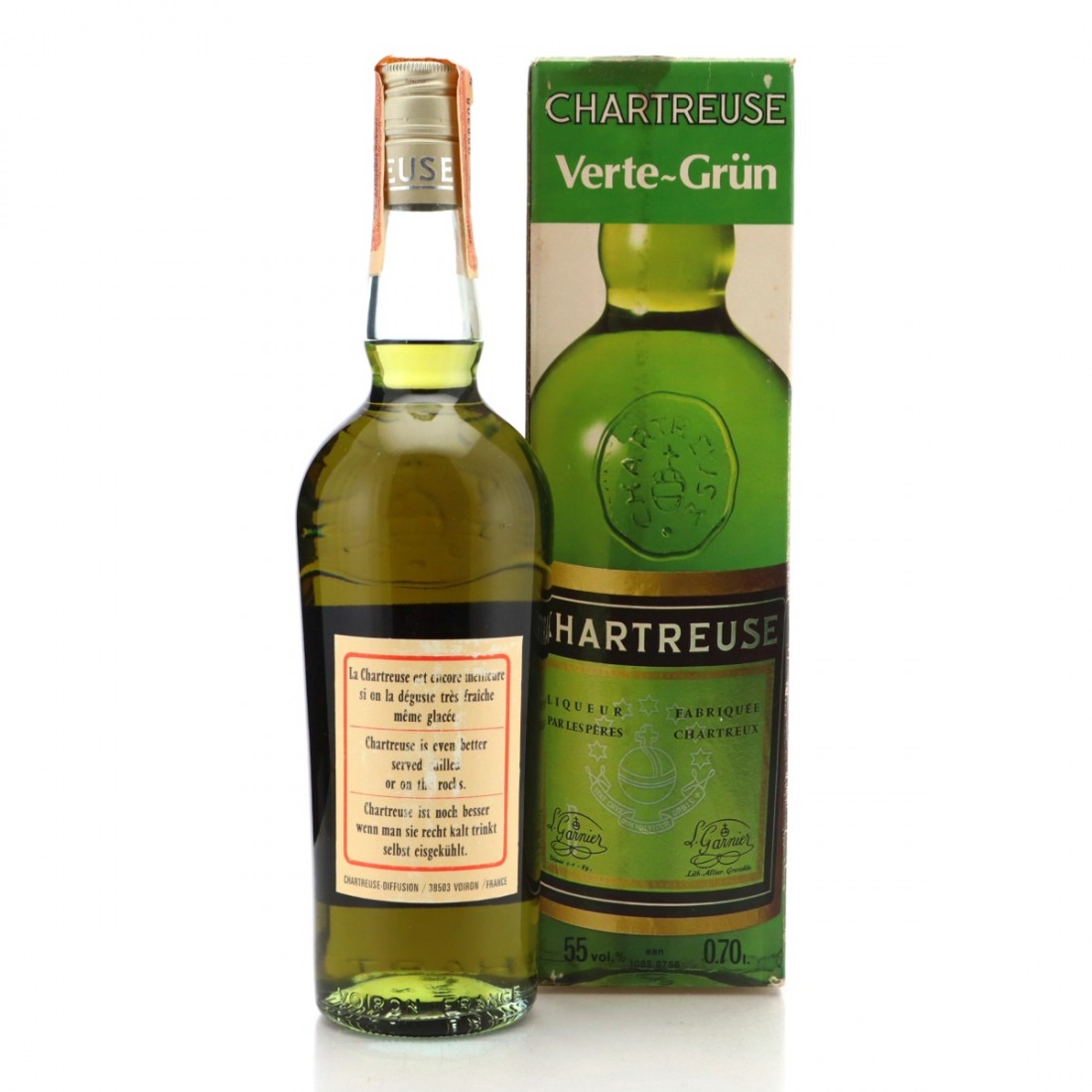 Chartreuse Voiron Green Label 1980s | Whisky Auctioneer
