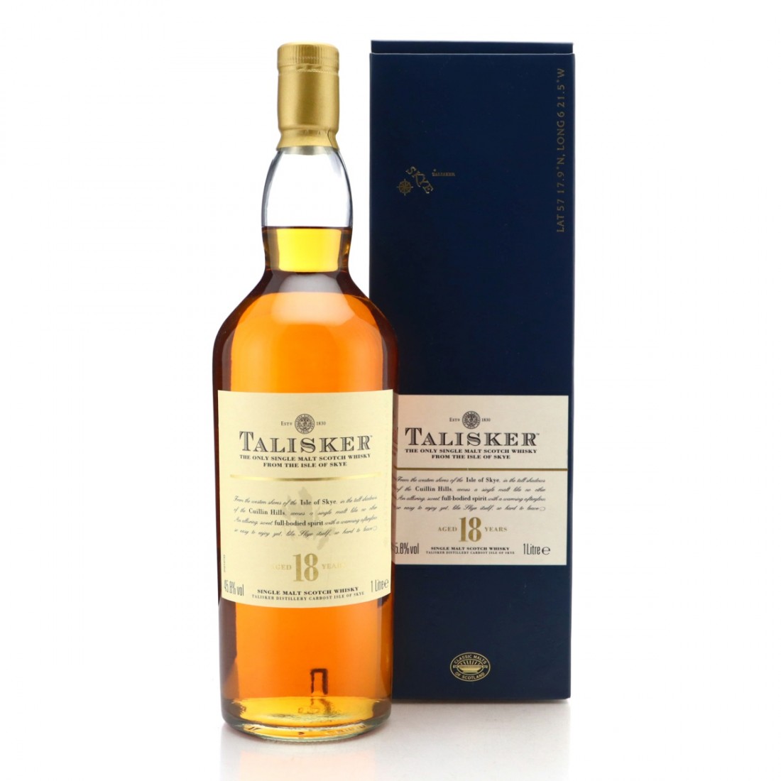 Talisker 18 Year Old 1 Litre pre-2012 | Whisky Auctioneer