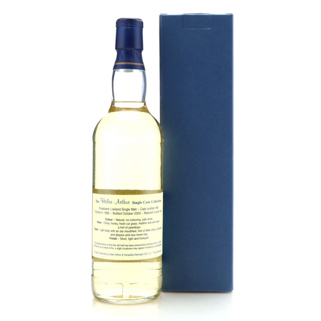 Rosebank 1990 Helen Arthur | Whisky Auctioneer