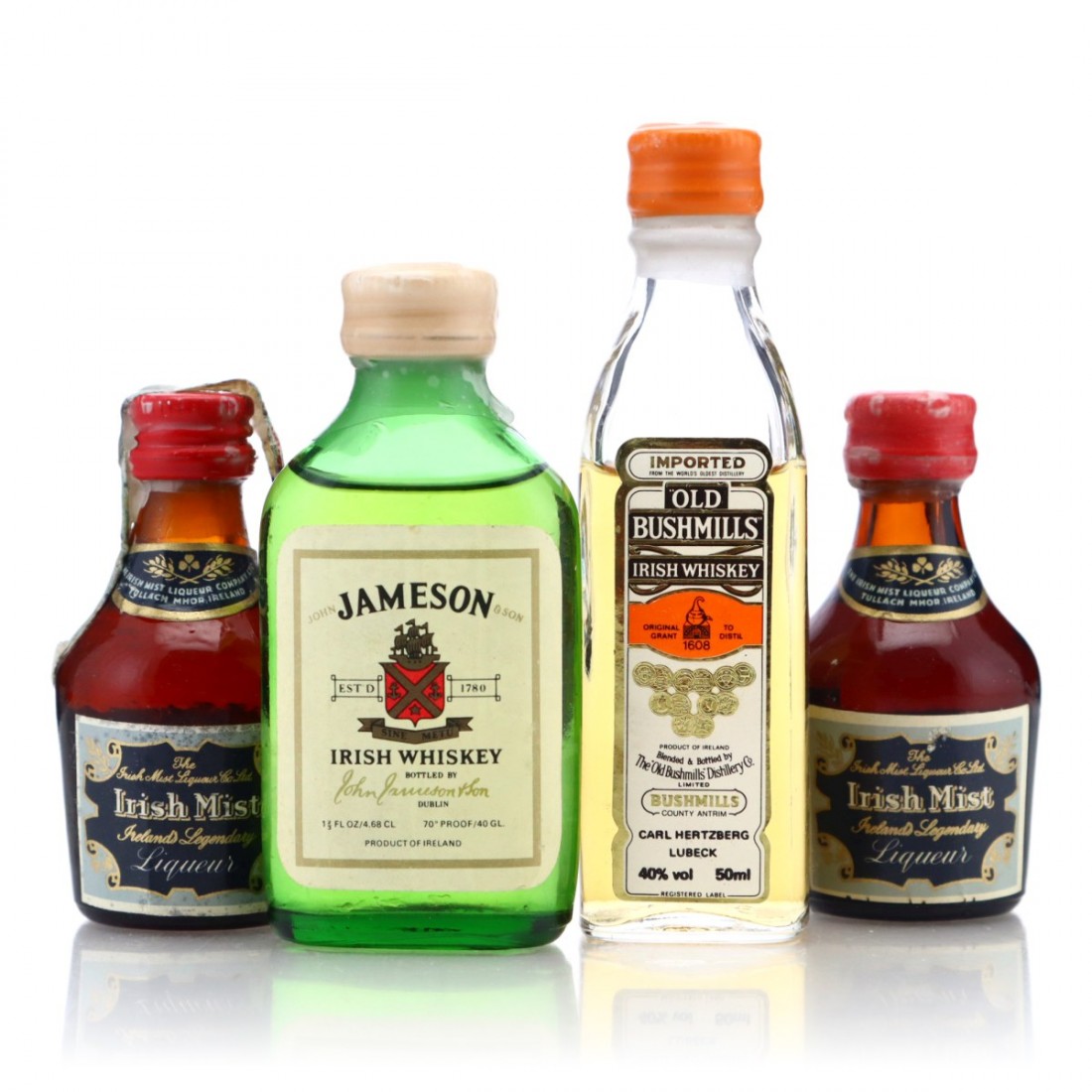 Irish Whiskey Miniature x 4 | Whisky Auctioneer