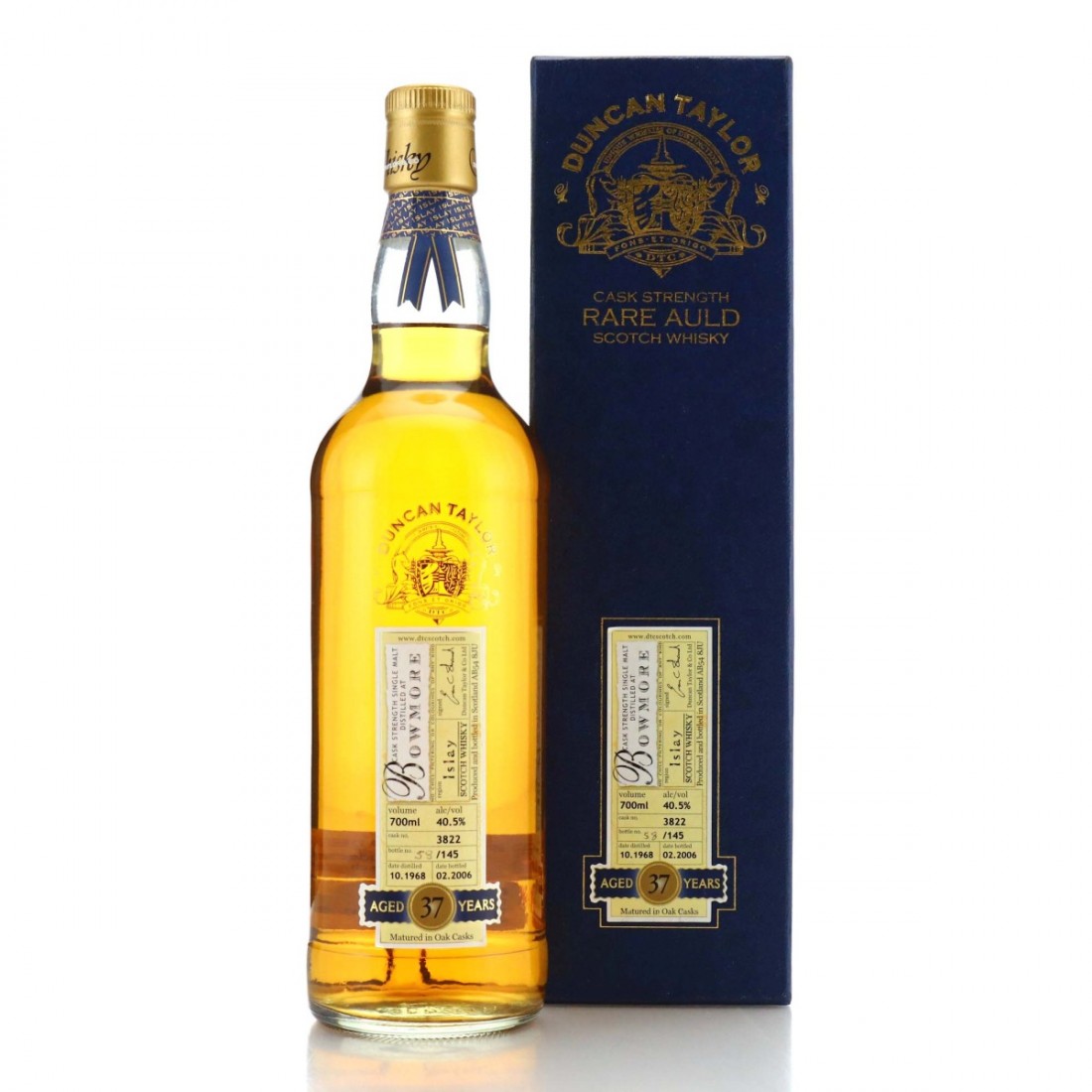 Bowmore 1968 Duncan Taylor 37 Year Old #3822 | Whisky Auctioneer