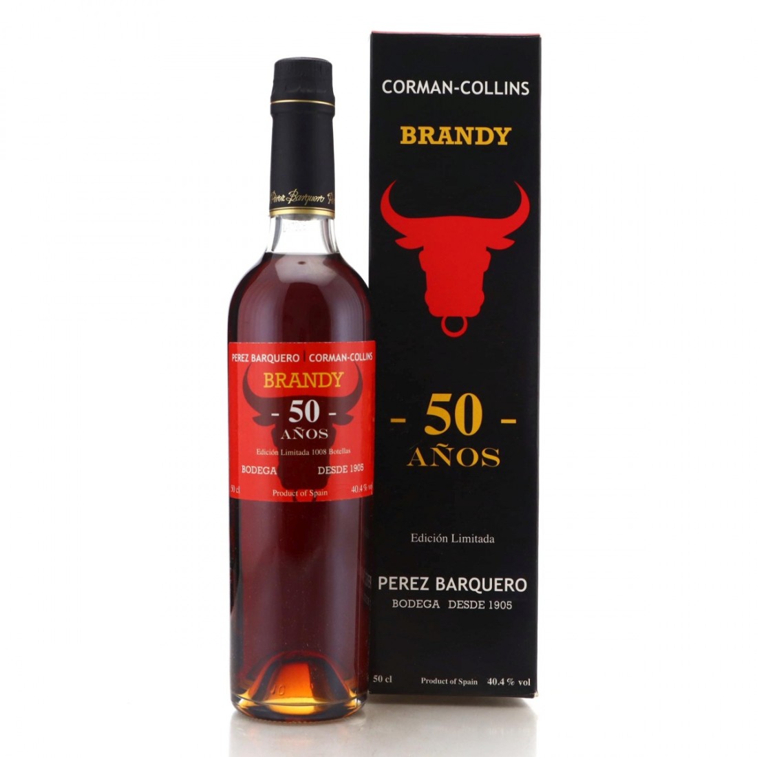 Perez Barquero 50 Year Old Brandy Corman-Collins | Whisky Auctioneer