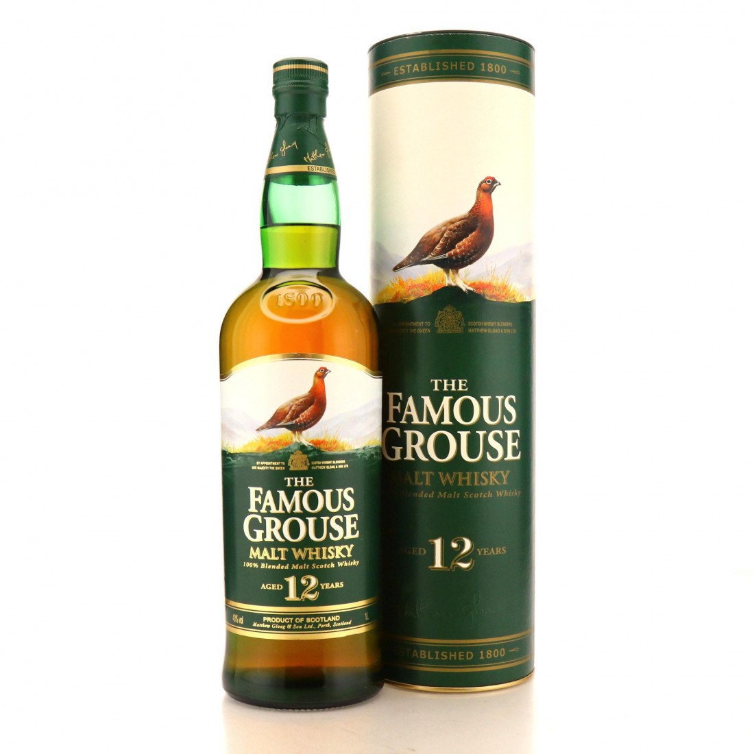 Famous Grouse 12 Year Old Blended Malt 1 litre | Whisky Auctioneer