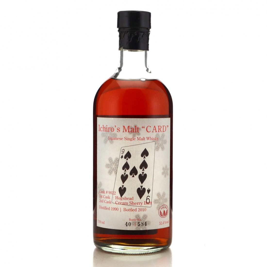 Hanyu 1990 Ichiro's Malt 'Card' #9022 / Nine of Spades | Whisky Auctioneer