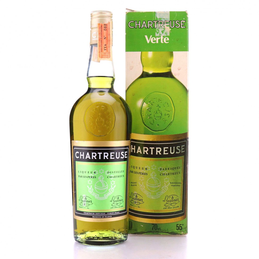 Chartreuse Voiron Green Label 1980s | Whisky Auctioneer