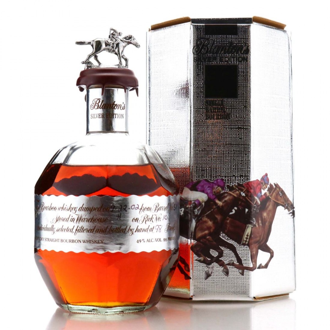 Blanton's Single Barrel Silver Edition dumped 2002 | Whisky Auctioneer