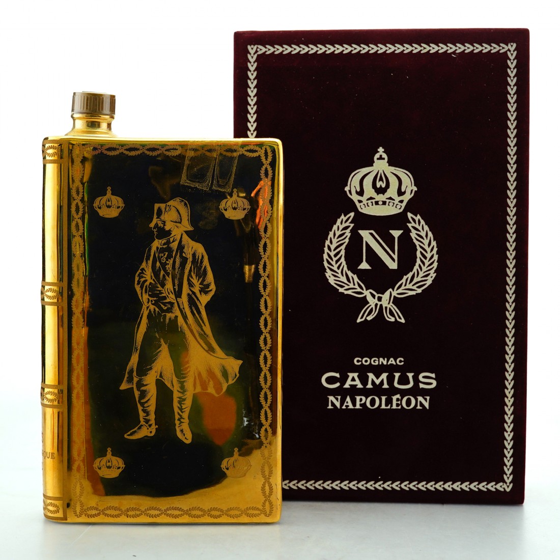 Camus Napoleon Bicentenary Cognac Decanter 1969 / 22k Gold Gilded | Whisky Auctioneer