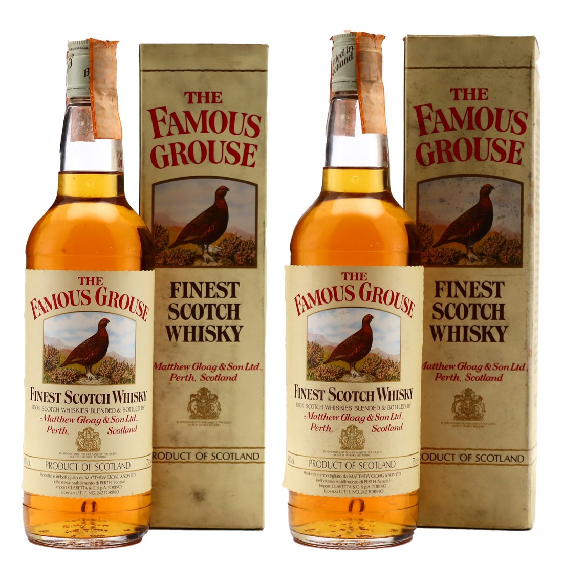 Famous Grouse Finest Scotch Whisky 15 x 75cl 1980s | Whisky Auctioneer