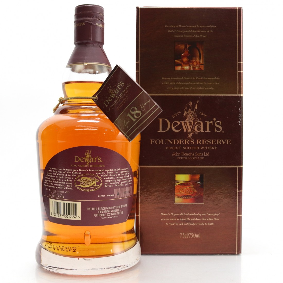 Dewar's 18 Year Old Founder's Reserve 75cl | Whisky Auctioneer