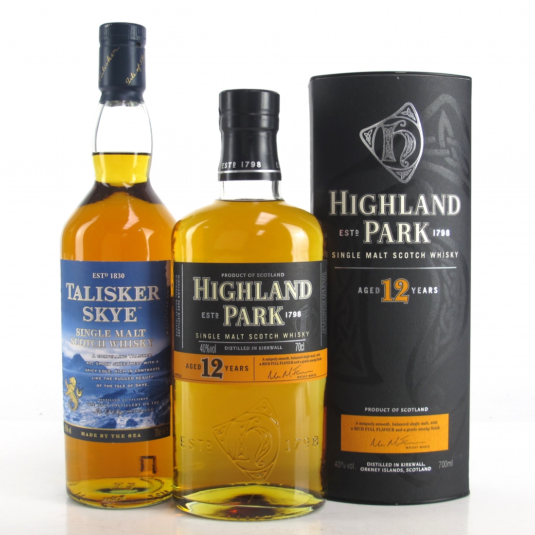 Highland Park 12 Year Old and Talisker Skye | Whisky Auctioneer