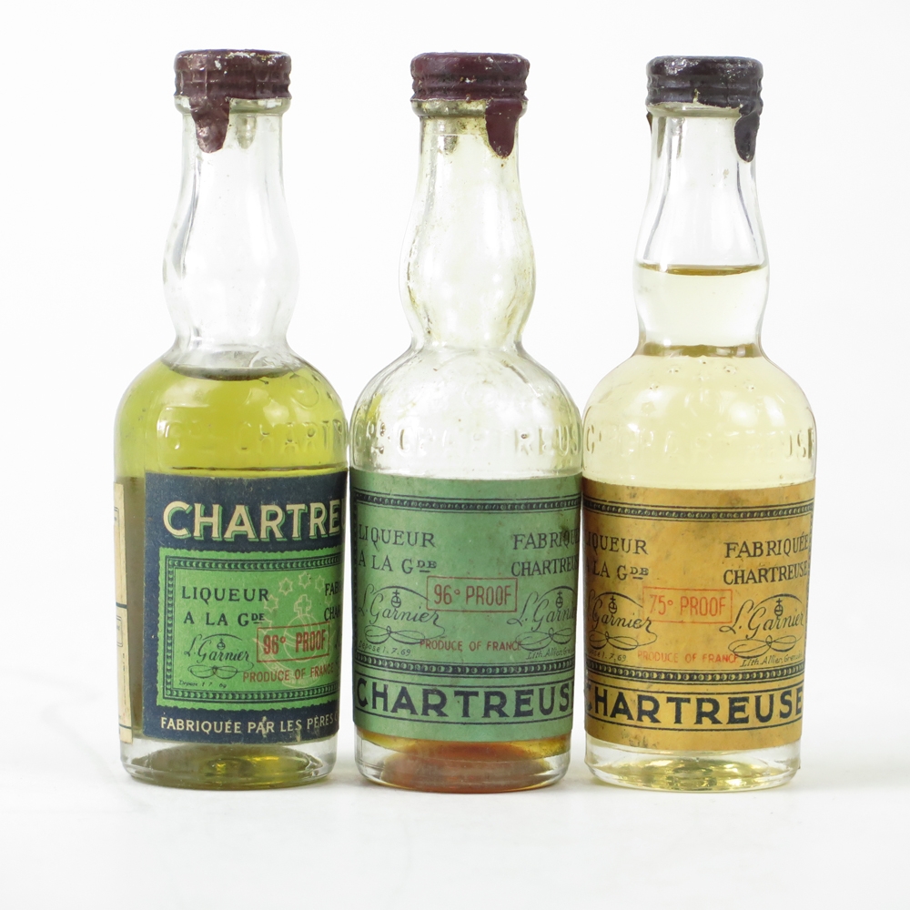 Chartreuse 1950/60s Miniature x 3 | Whisky Auctioneer