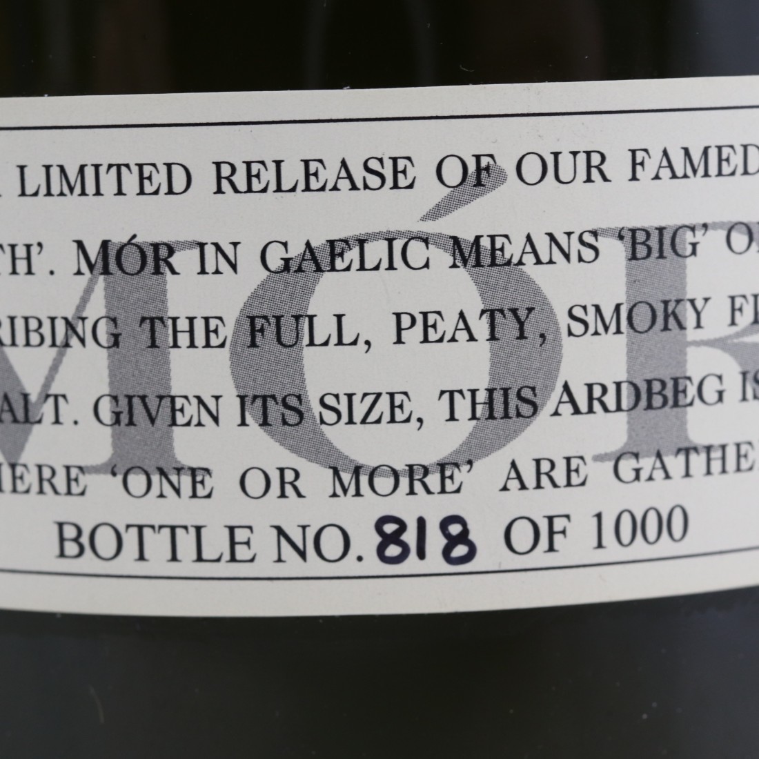Ardbeg Mor 10 Year Old Cask Strength 4.5 Litre / 1st Edition | Whisky ...