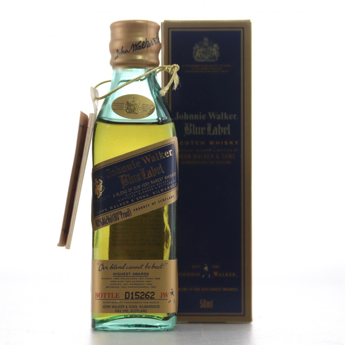 Johnnie Walker Blue Label Miniature 5cl | Whisky Auctioneer