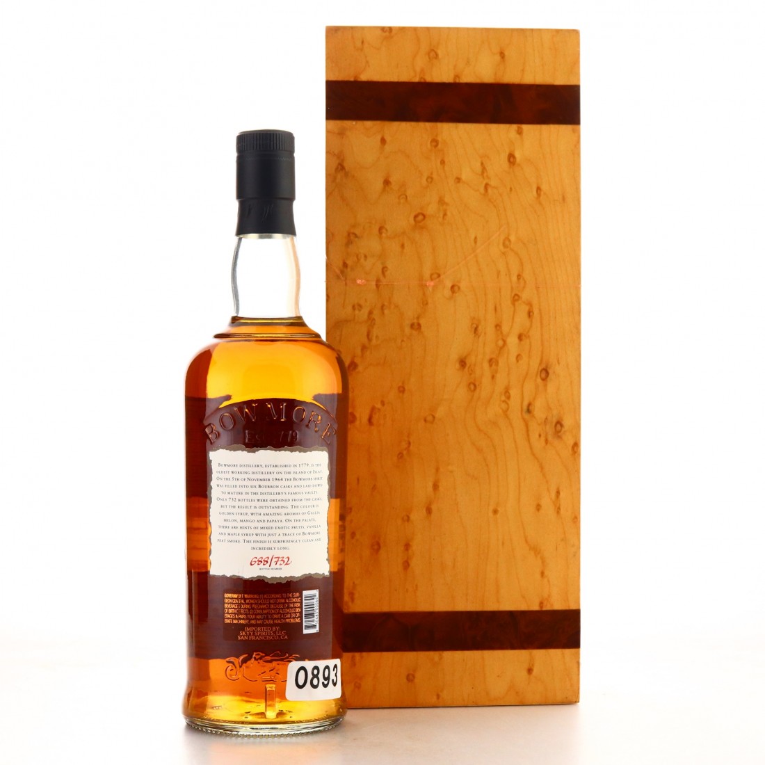 Bowmore 1964 White Bowmore 43 Year Old 75cl / US Import | Whisky Auctioneer