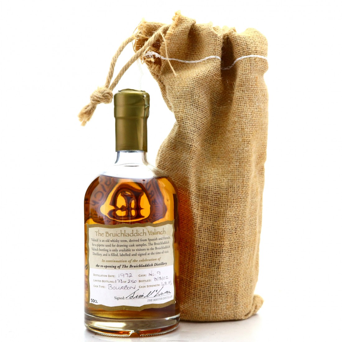 Bruichladdich 1972 Valinch 'The Re-opening of the Distillery' | Whisky ...